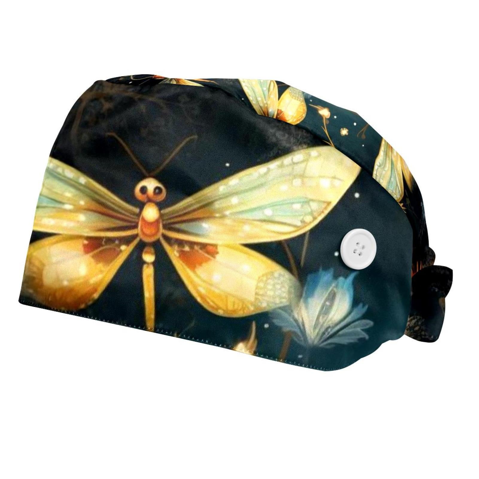 2 Pack Firefly Adjustable Bouffant Caps Hats Working Cap - Walmart.com