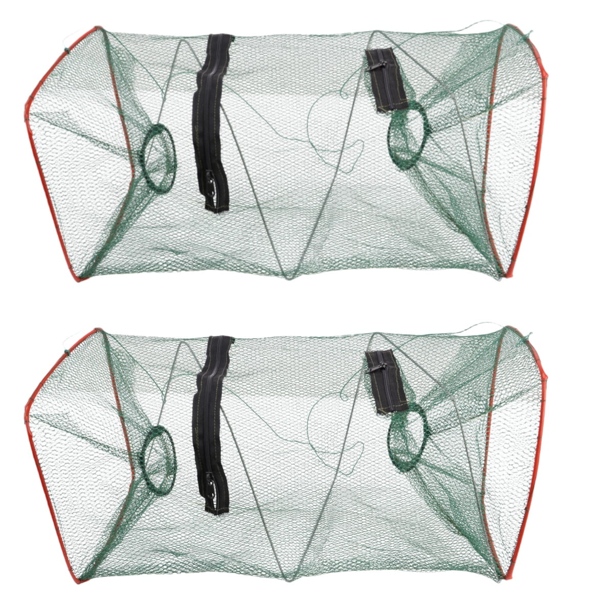 2 Pack Fishing Bait Trap Crab Trap Crawfish Trap Lobster Trap Crayfish Shrimp Trap Net - Walmart.com
