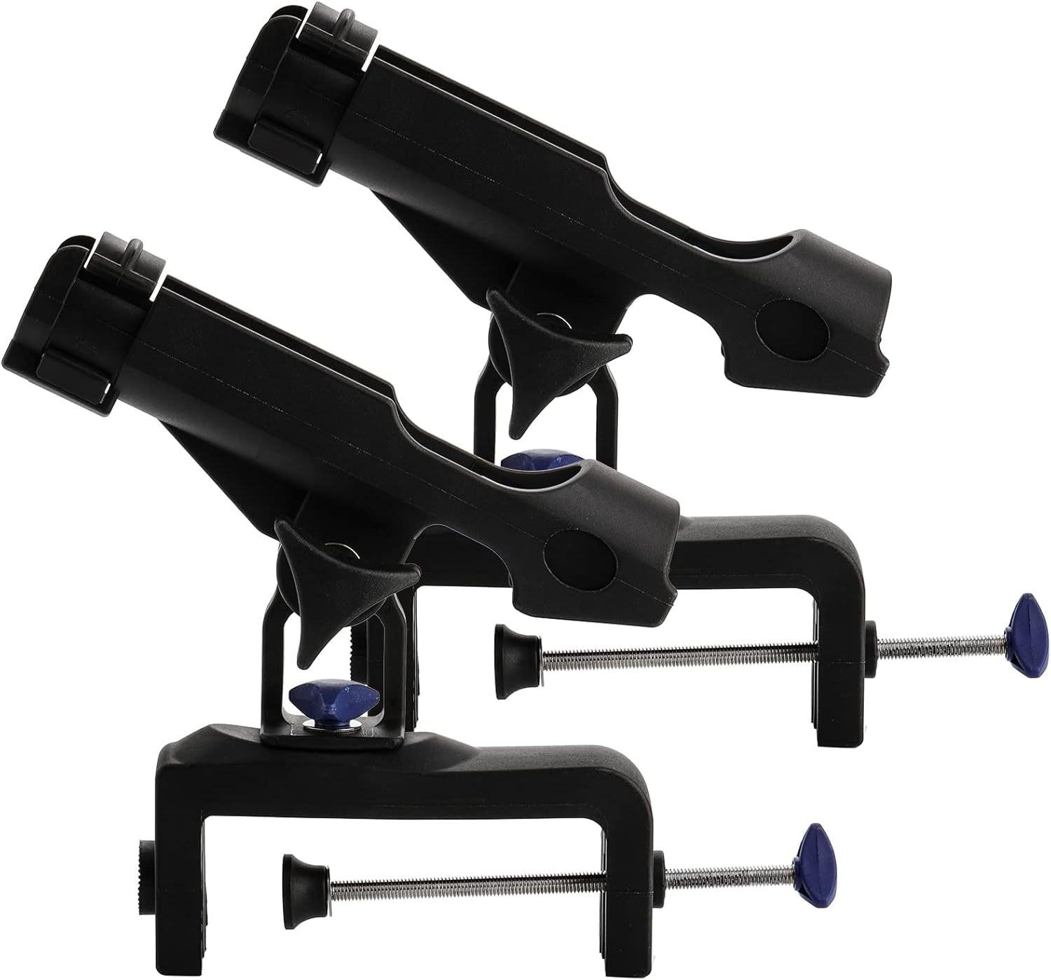 2 Pack Fishing Boat Rods Holder, 360 Degree Rotation Adjustable Fishing ...