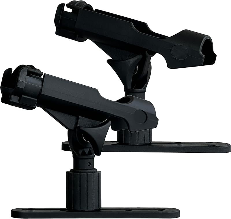 2 Pack Fishing Rod Holder with Track Mount Universal T-Shaped Screw ...