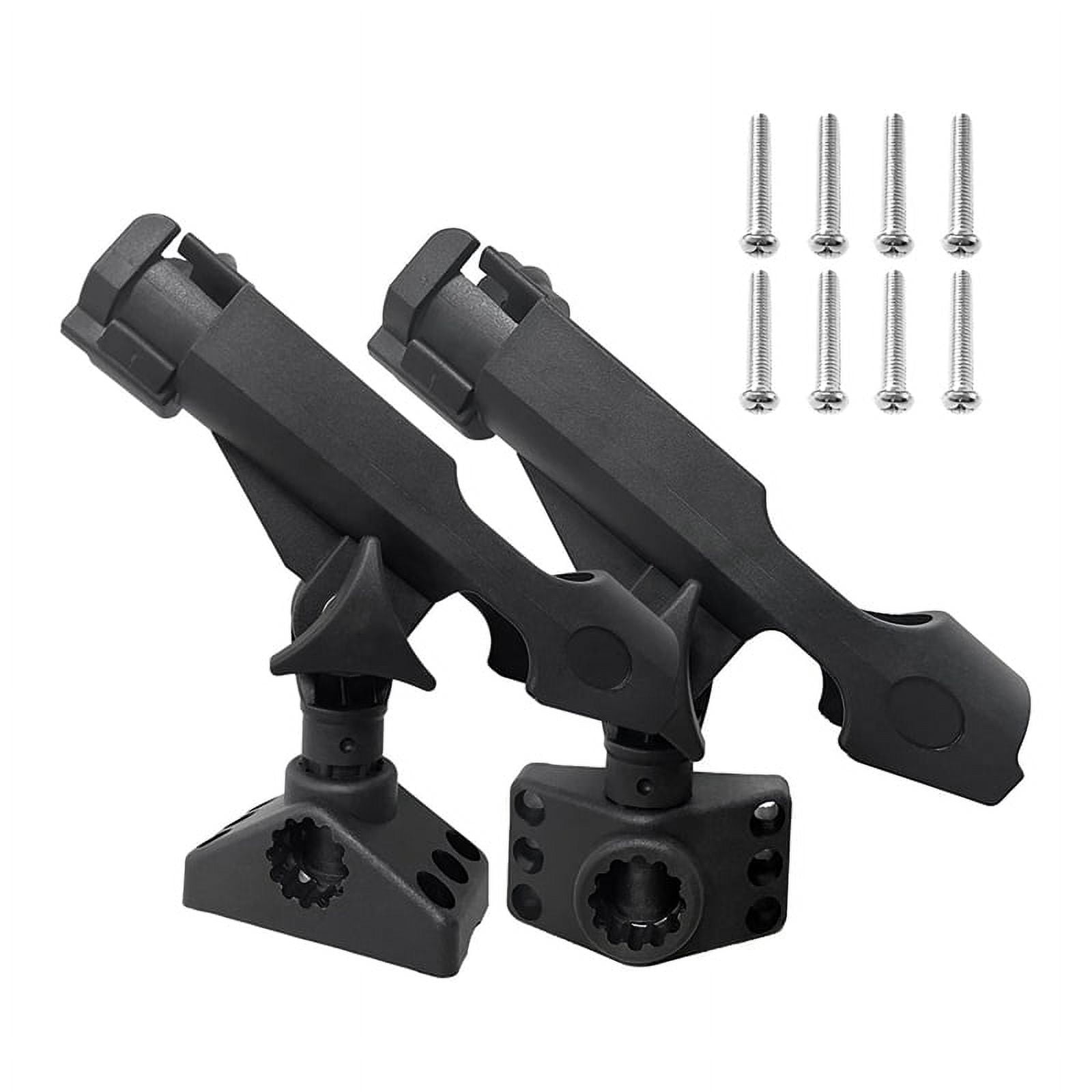 2 Pack Fishing Rod Holders for Boat Adjustable Kayak Rod Holder Side ...