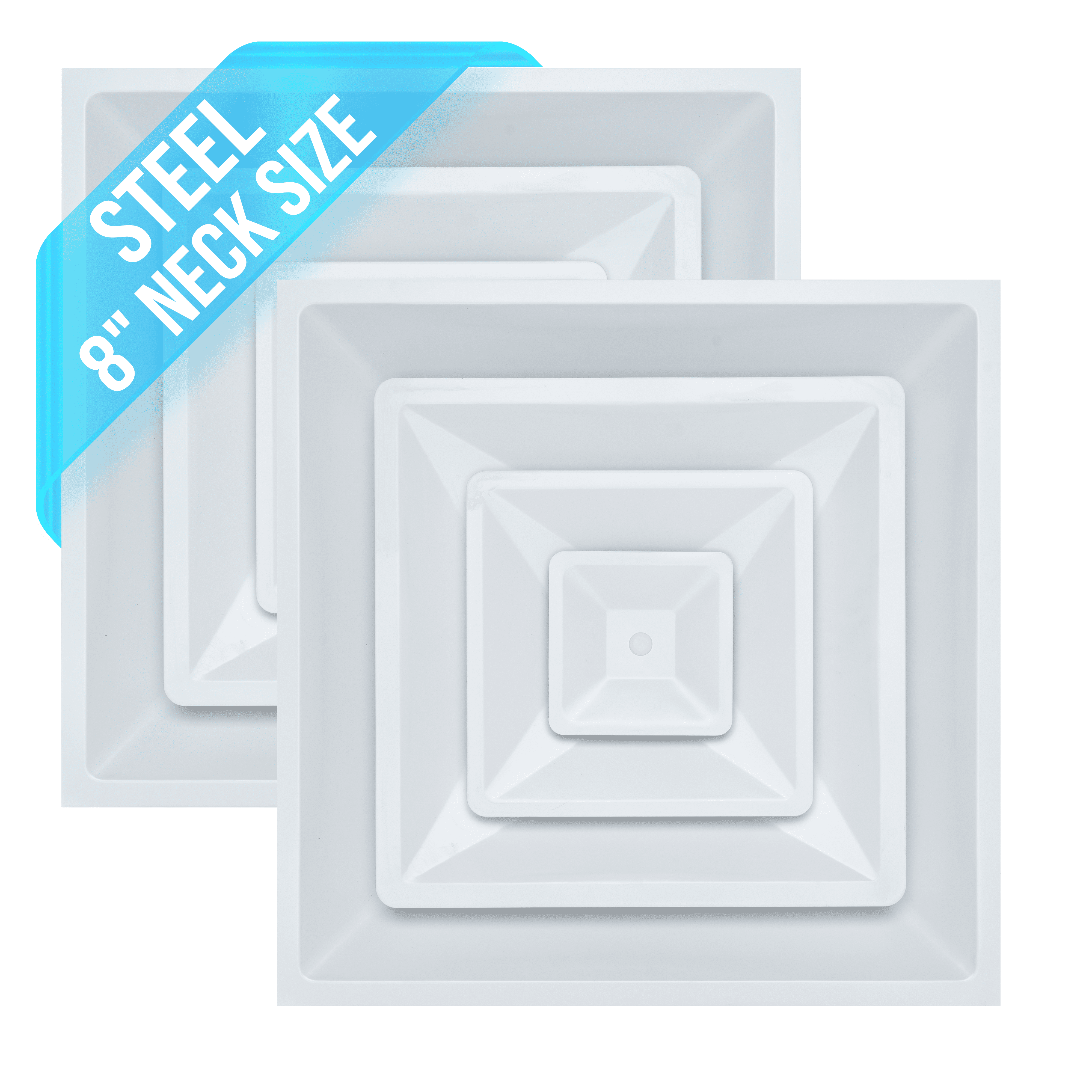 [2 Pack] Fits 24x24 Steel T-Bar Drop Ceiling Grid | 2x2 Feet Lay in Air ...