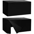 2 Pack Fitted Table Clothes - 48 x 24 Inch - Rectangle Tablecloths for ...