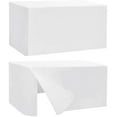 2 Pack Fitted Tableclothes - 48 x 24 Inch - Rectangle Tablecloths for 4 ...