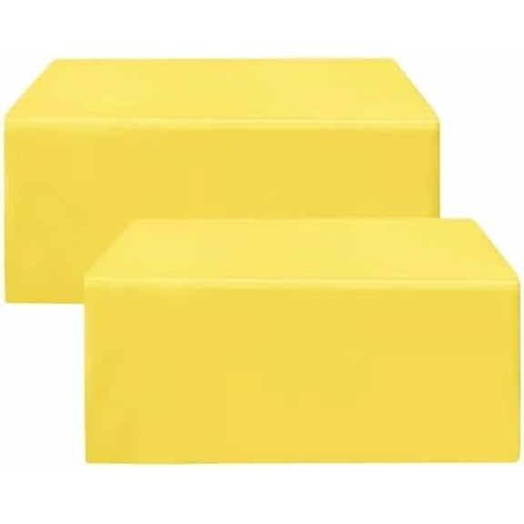 2 Pack Fitted Table Clothes - 48 x 24 Inch - Rectangle Tablecloths for ...