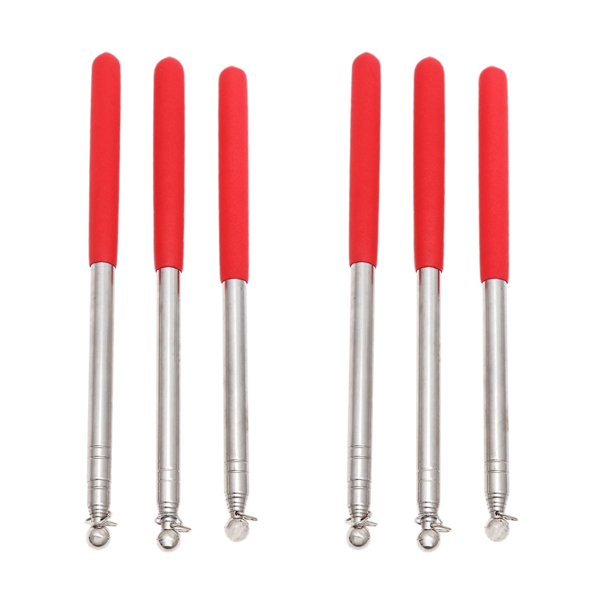 DINHEAROM Stretchable Teaching Rod Stainless Steel School Teaching 6Pcs ...