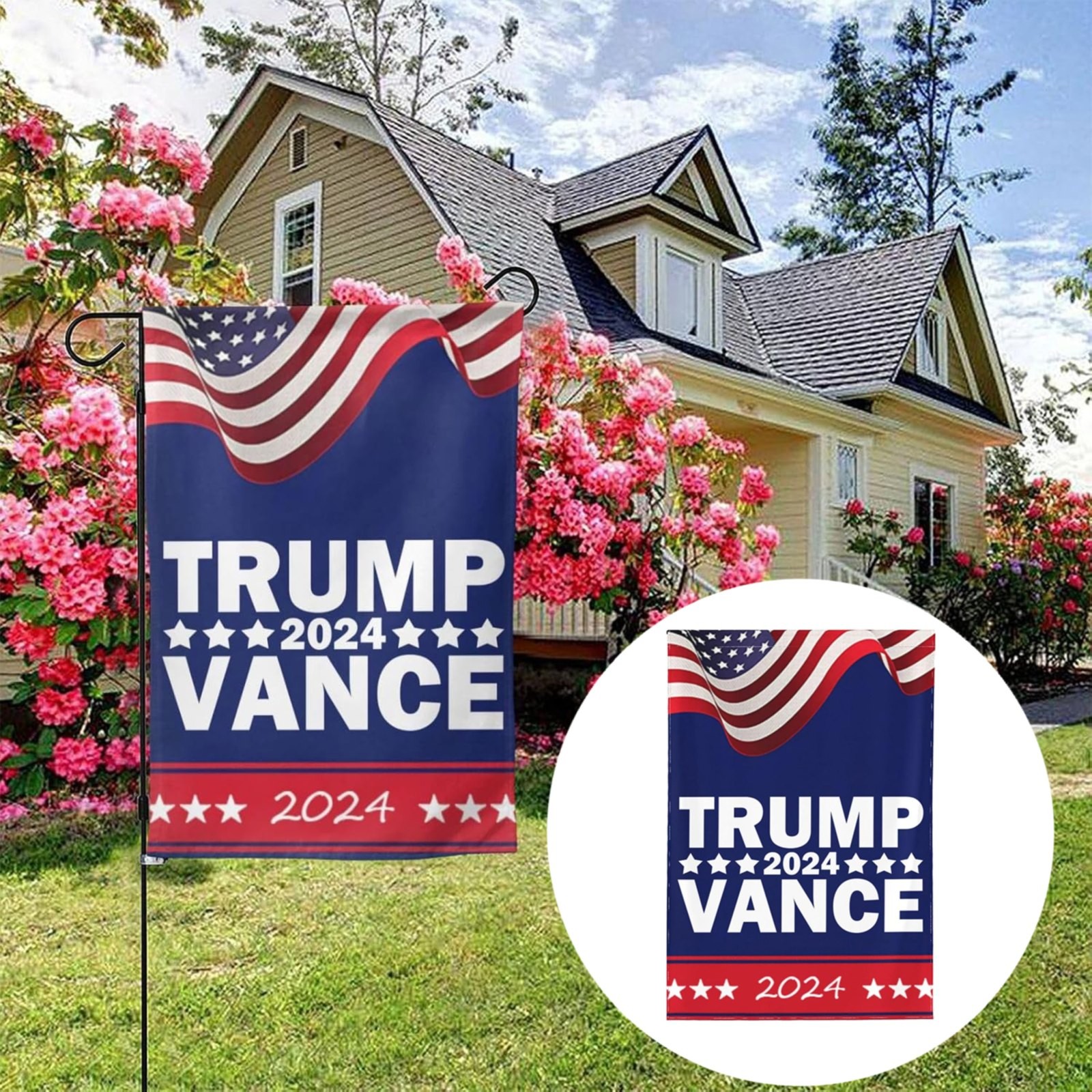 2 Pack Flags_ Banners & Accessories,2024 Flag 30x45 Outdoor Double ...