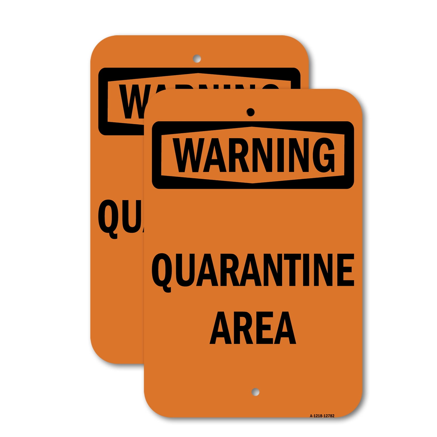 (2 Pack) Flammable Storage Sign | 12" X 18" Heavy-Gauge Aluminum Sign ...