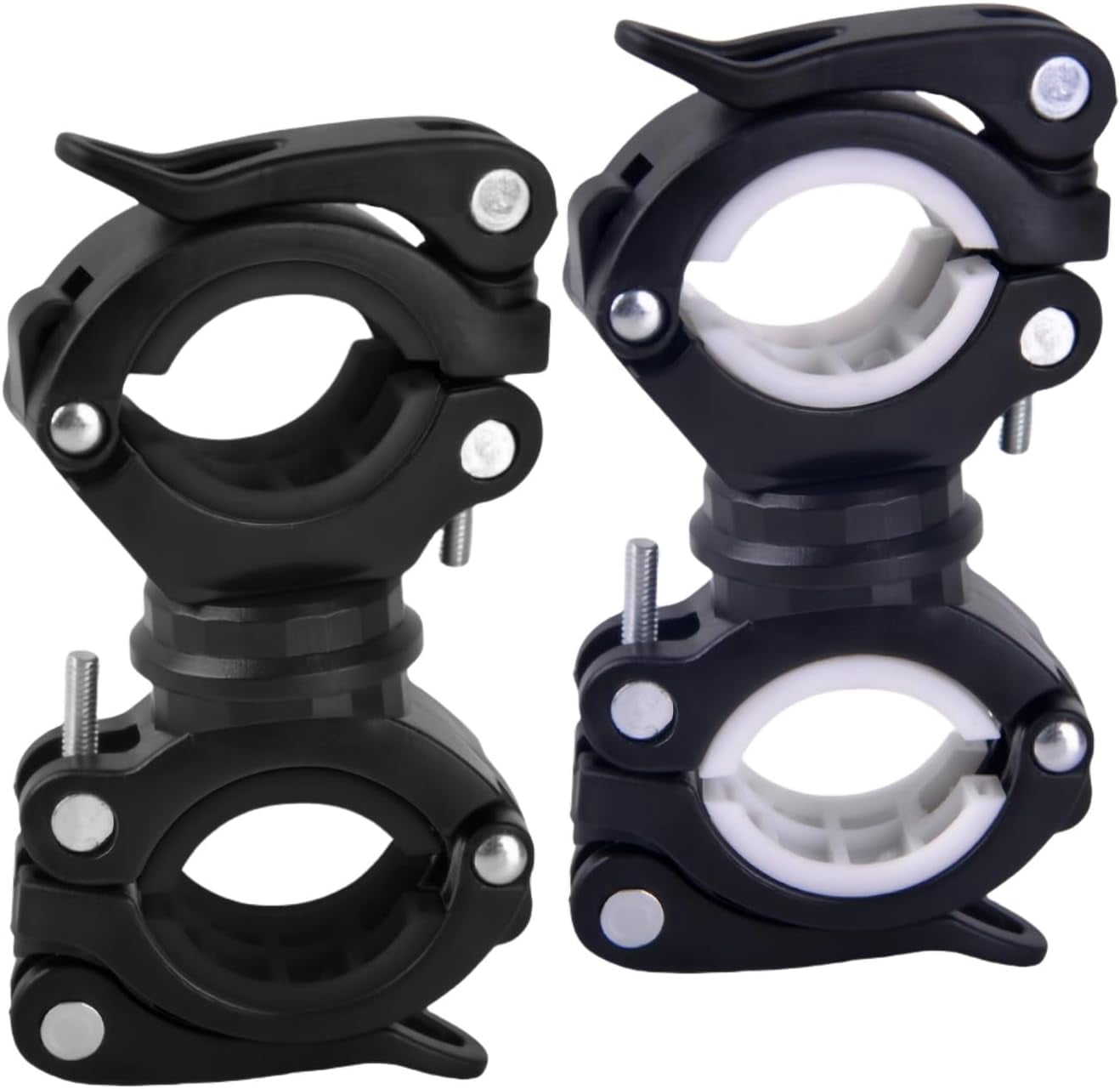 [2 Pack] Flashlight Holder, Mount Bicycle Mounting Bracket Flashlight ...