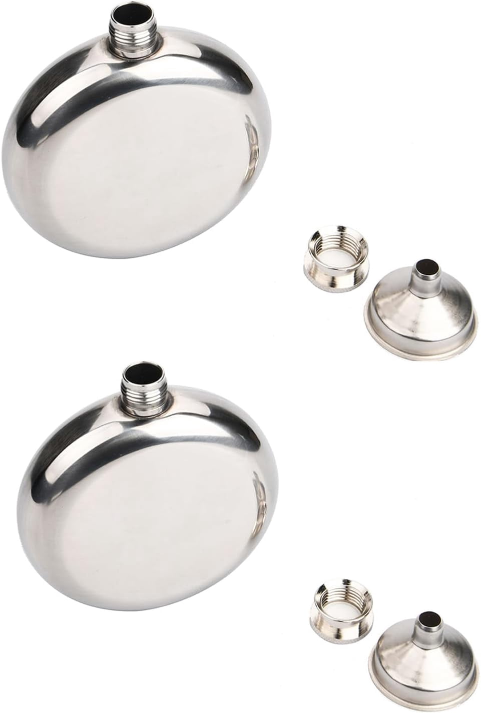 2 Pack Flasks For Liquor For Men Stainless Steel Flask Kettles Outdoor ...