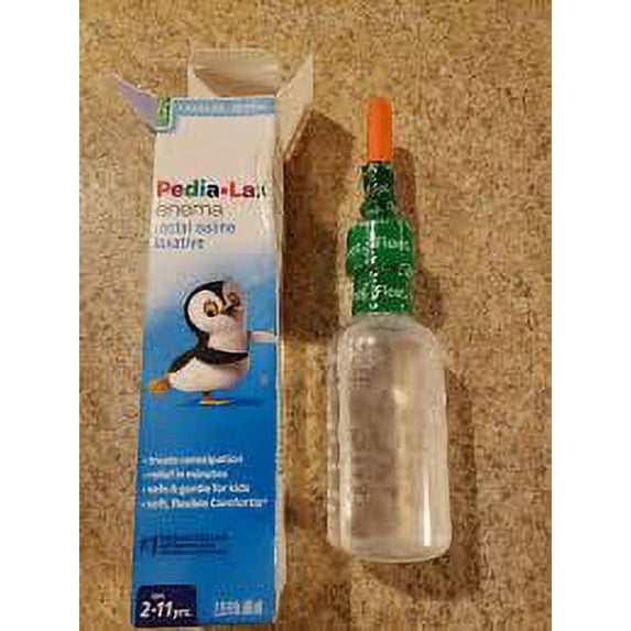 Pedia-Lax Saline Enema for Kids 2-11, Gentle Constipation Relief, 2.25 ...