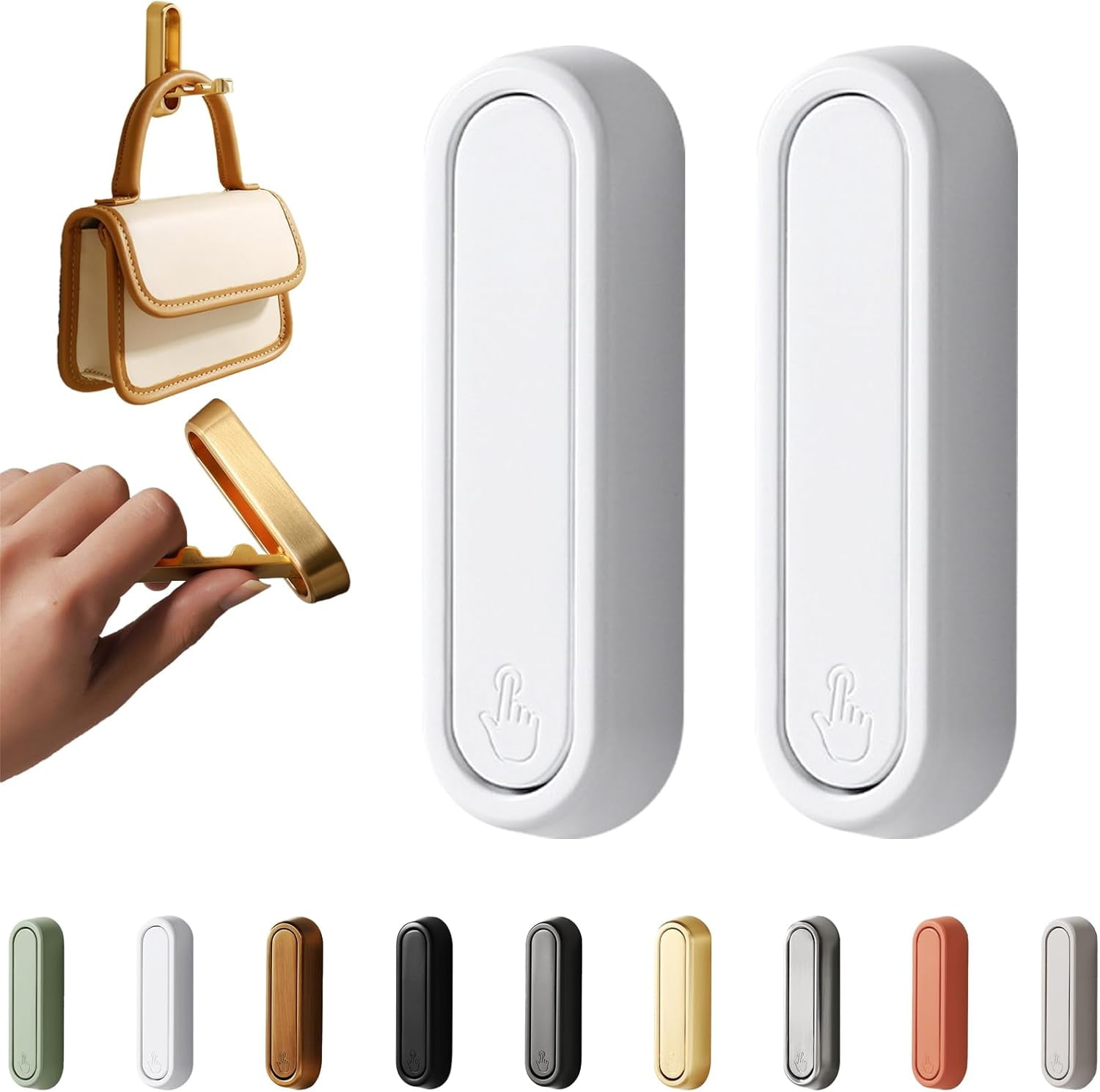 2 Pack Flip Down Hook, Foldable Coat Hooks, Heavy Duty Wall Hooks Made ...