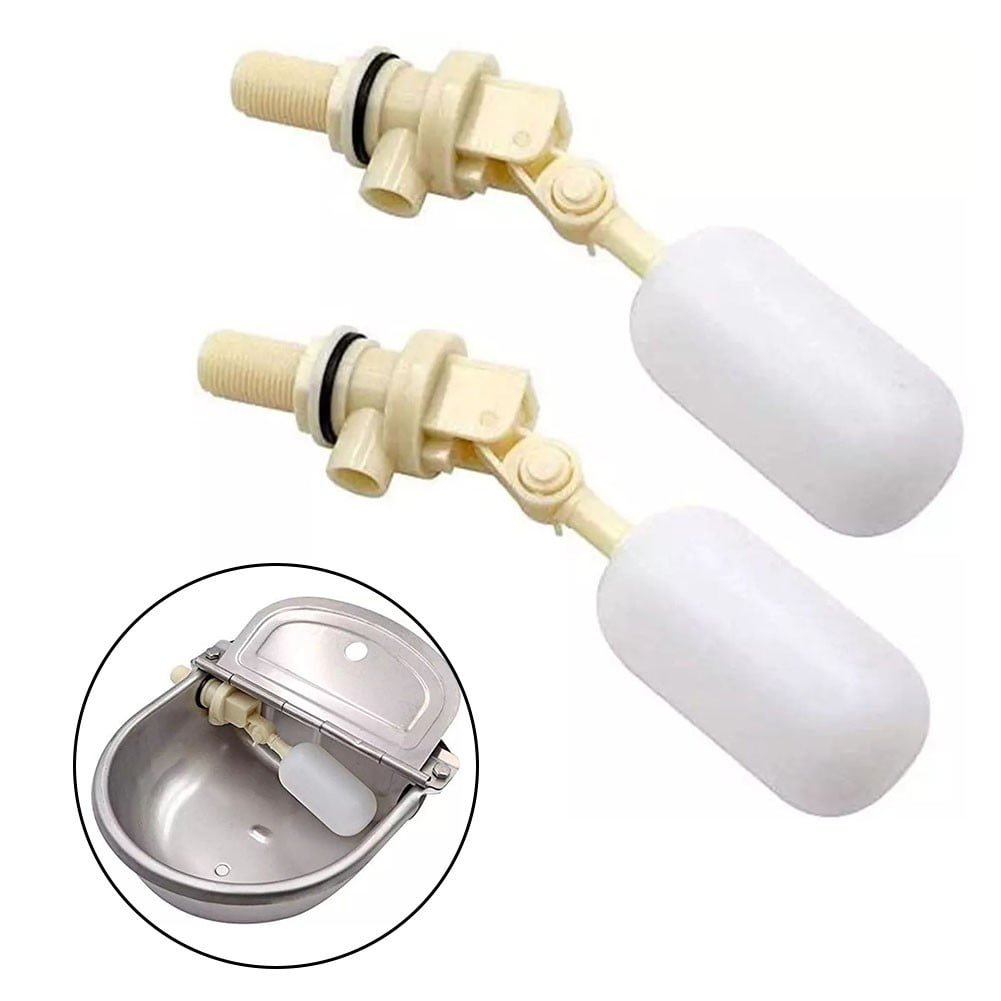 2 Pack Float Valve Stable Water Float Valve Shut Off 1/2Inch--Abs ...