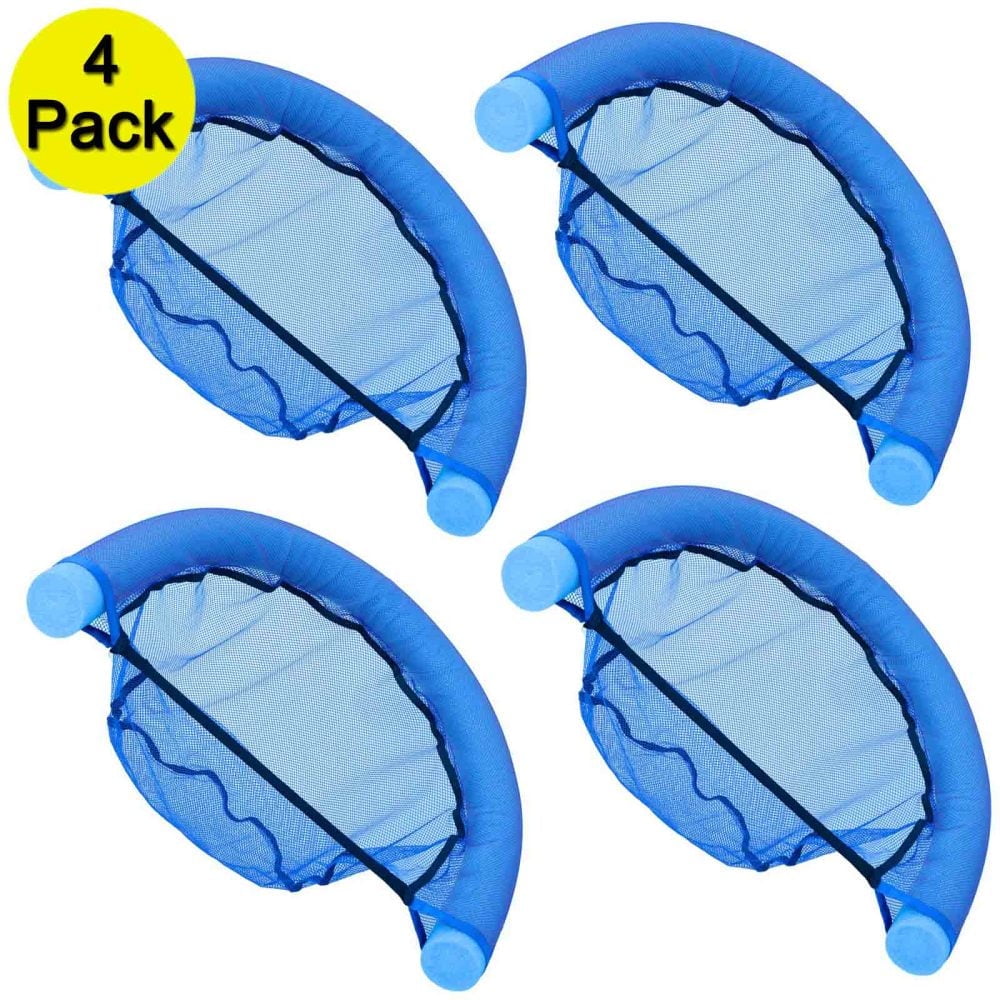 2 Pack Floating Chair Net Sling Mesh U-Seat Chairs for Swimming Pool ...