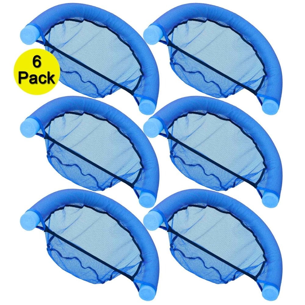 2 Pack Floating Chair Net Sling Mesh U-Seat Chairs for Swimming Pool ...