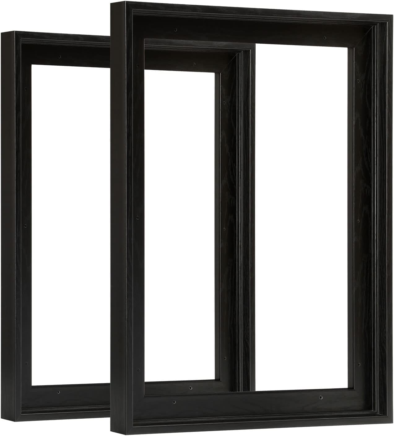 2 Pack Floating Frames for 11x17 Canvas Paintings, 0.9” Deep Canvas ...