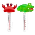 2 Pack Floating Pool Thermometer, Large Size Easy Read for Water ...