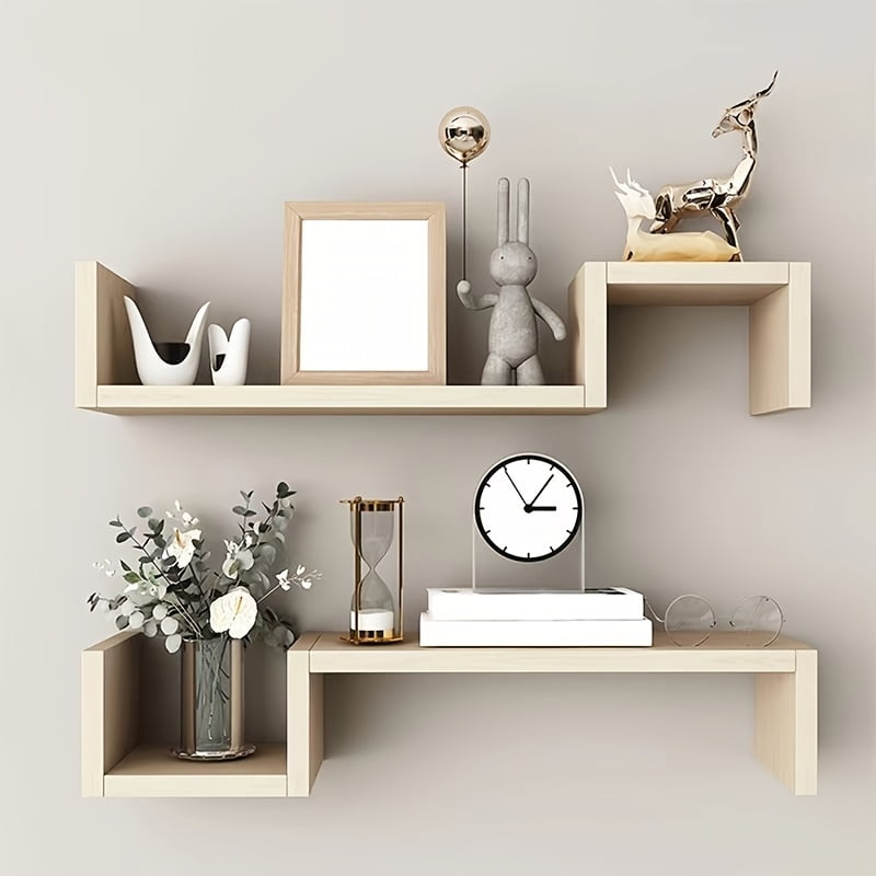 2-Pack Floating Shelves 22.8''x3.9''x4.72'', Wall Mounted with ...