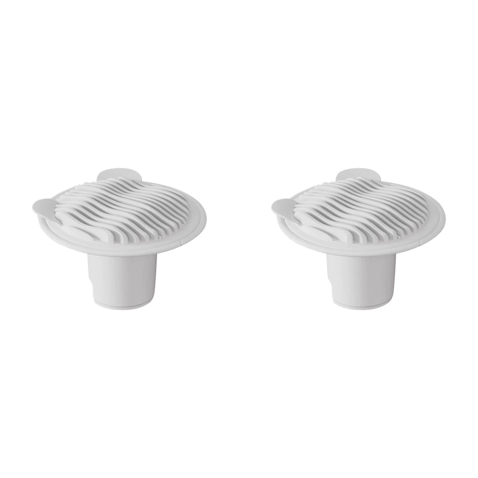 2 Pack Floor Drain Anti-Odor Insert, Plastic Grille Drain Cover for ...