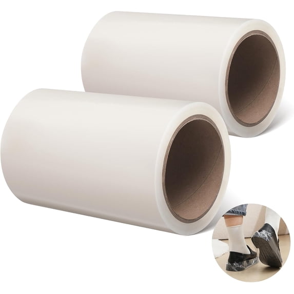 2 Pack Floor Protection Film Refill Rolls for Shoe Cover Dispenser ...