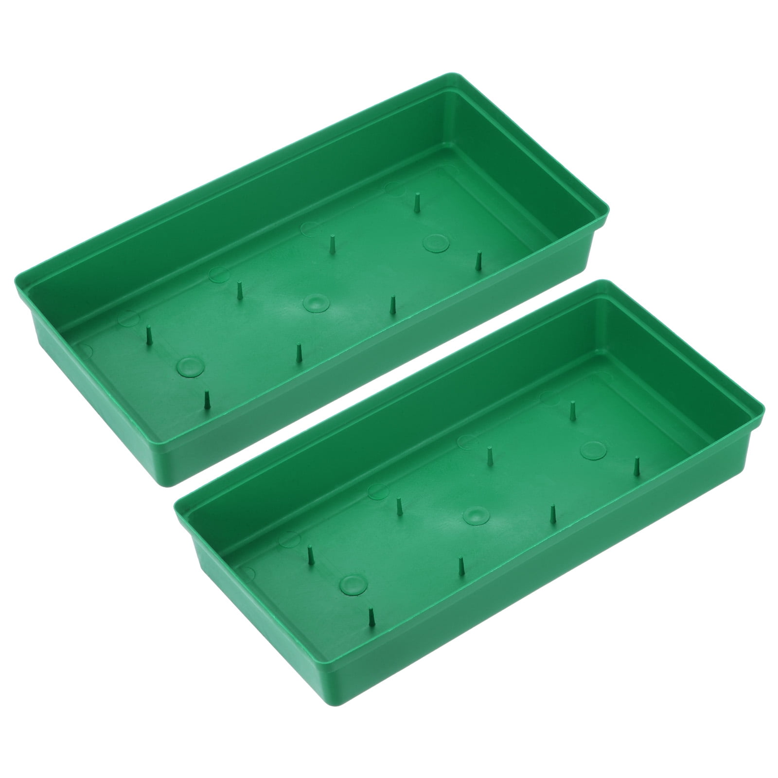 2-Pack Floral Centerpiece Trays, 9.65 Inch Plastic Bowl Flower ...