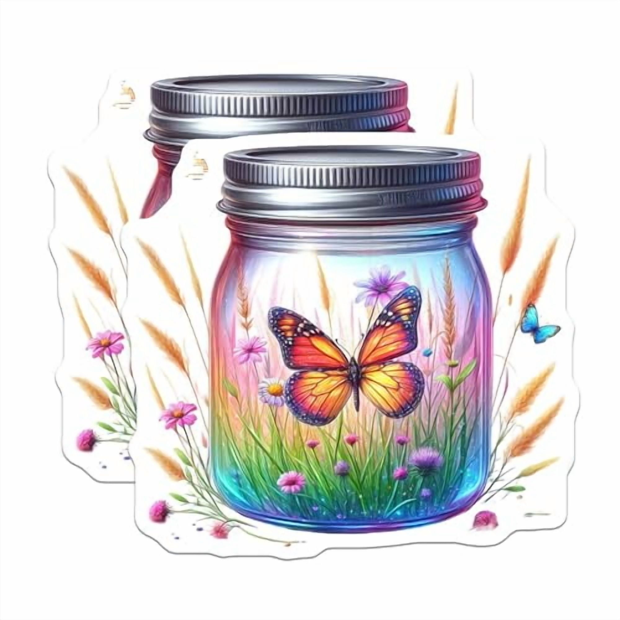 (2 Pack) Floral Design Magnet - 5" On Longest Side - Sticks to Smooth ...