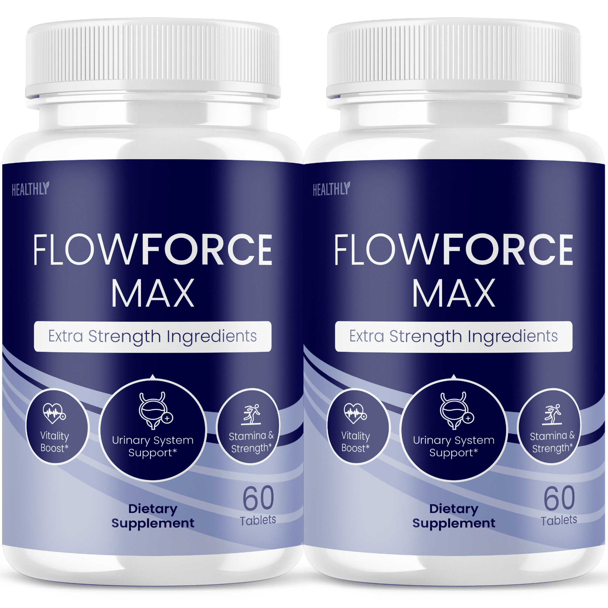 (2 Pack) FlowForce Max- Testosterone & Energy Support, Prostate Stamina ...