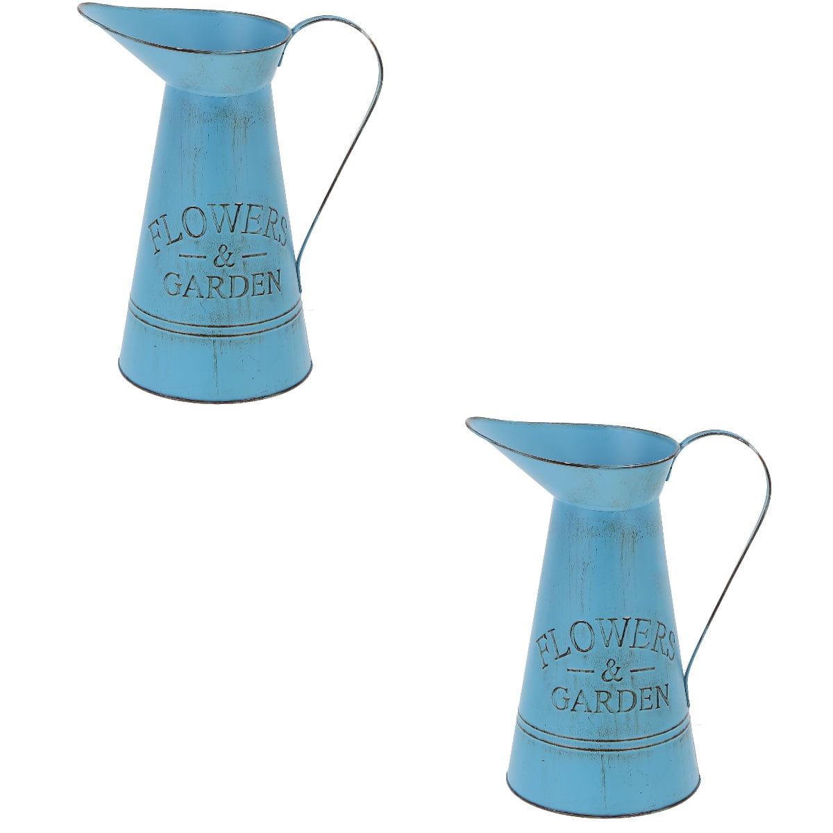 2 Pack Flower Arranging Pot Pitcher Vases for Flowers Plants Decorative ...