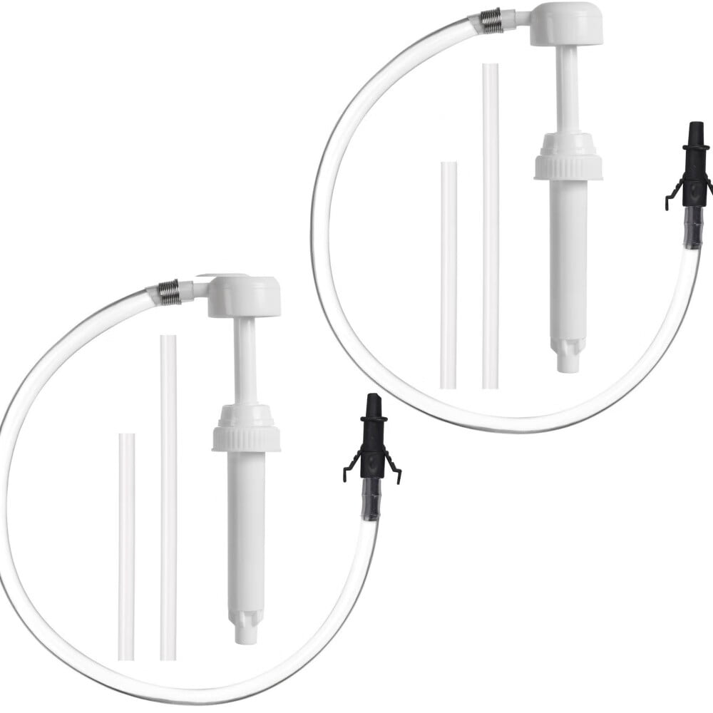 2-Pack Fluid Pump for Standard Quart Bottles - 8cc Per Pump Stroke ...