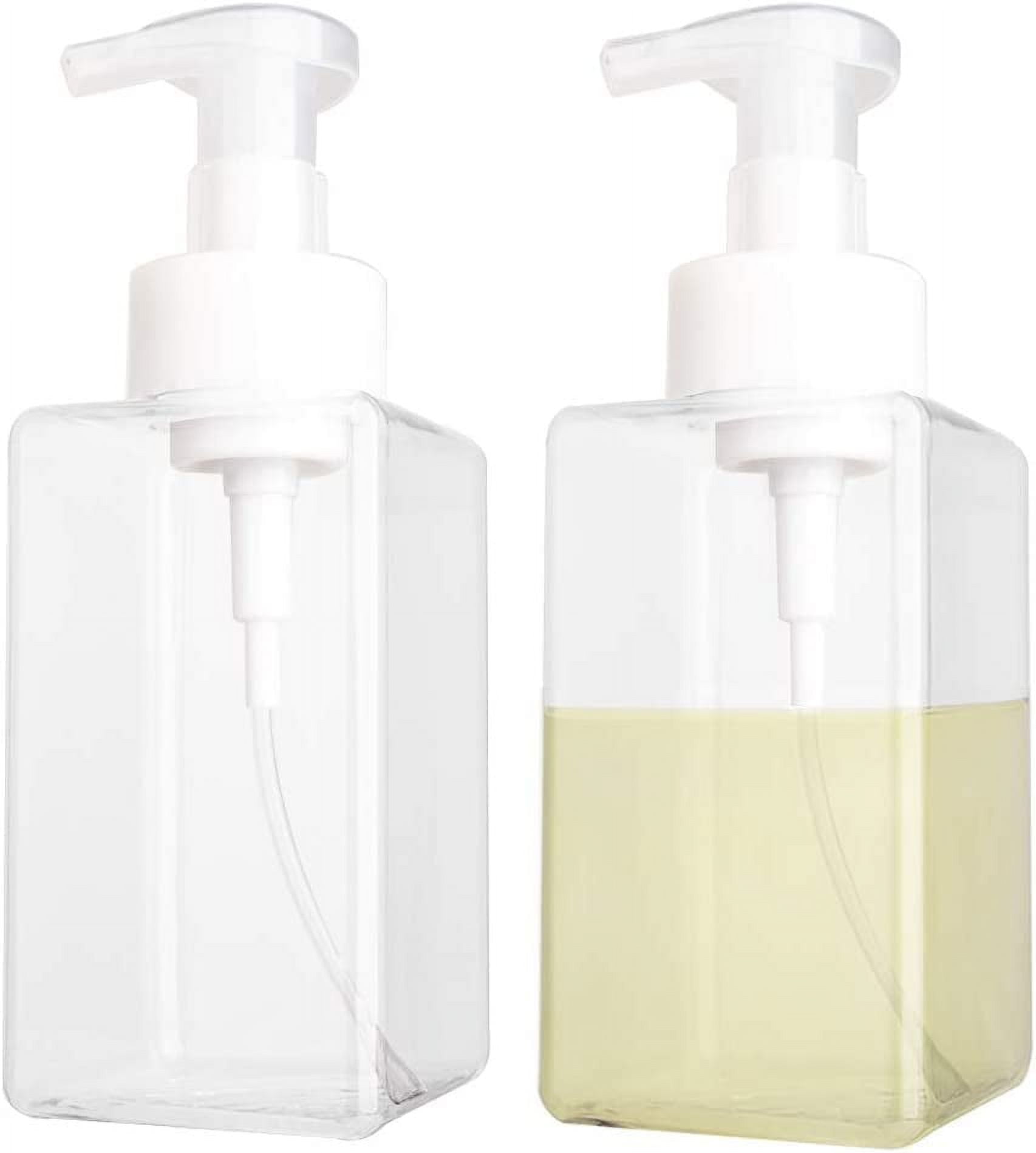 2 Pack Foaming Soap Dispenser 15oz Refillable Foam Liquid Hand Soap ...