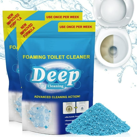 2 Pack Foaming Toilet Cleaner, 2026 New Toilet Bowl Cleaner Toilets ...