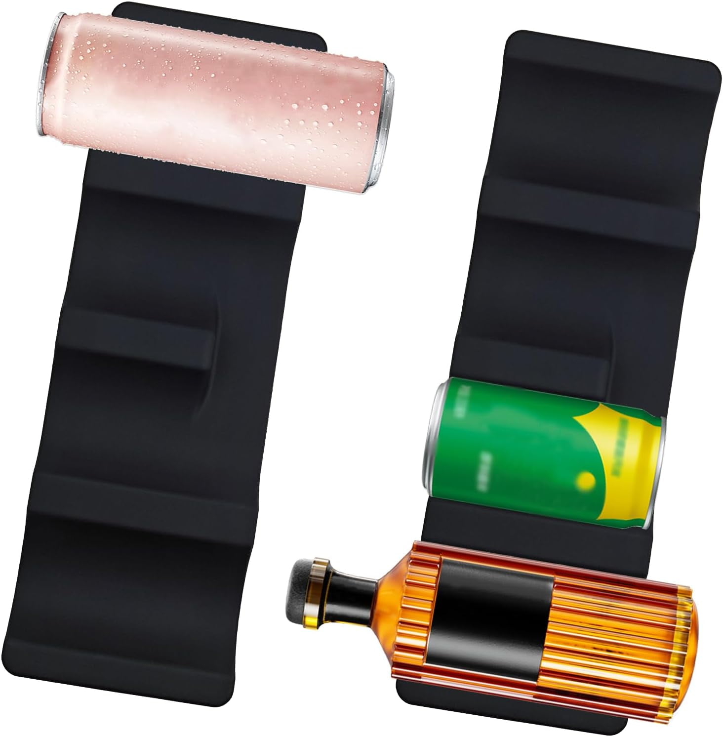 2 Pack Foldable Silicone Wine Bottle Holder Stacking Mat Wine Holder ...