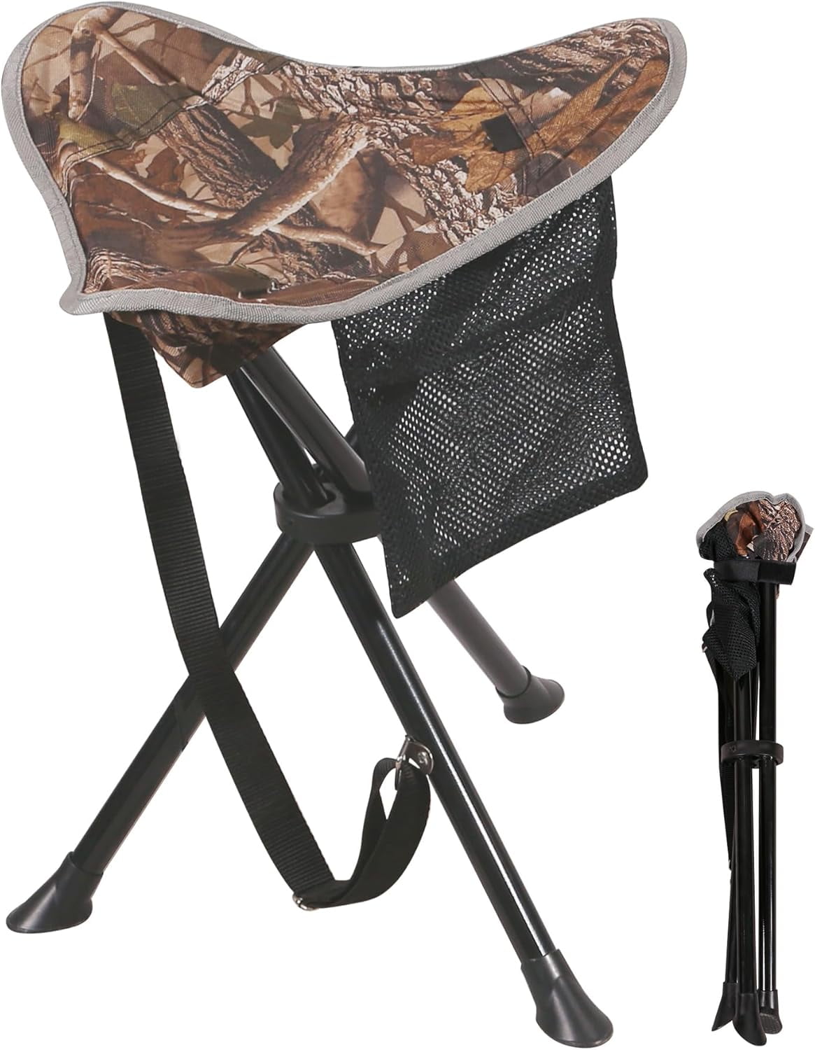 2 Pack Folding Camping Stools for Adults Heavy Duty, Lightweight ...