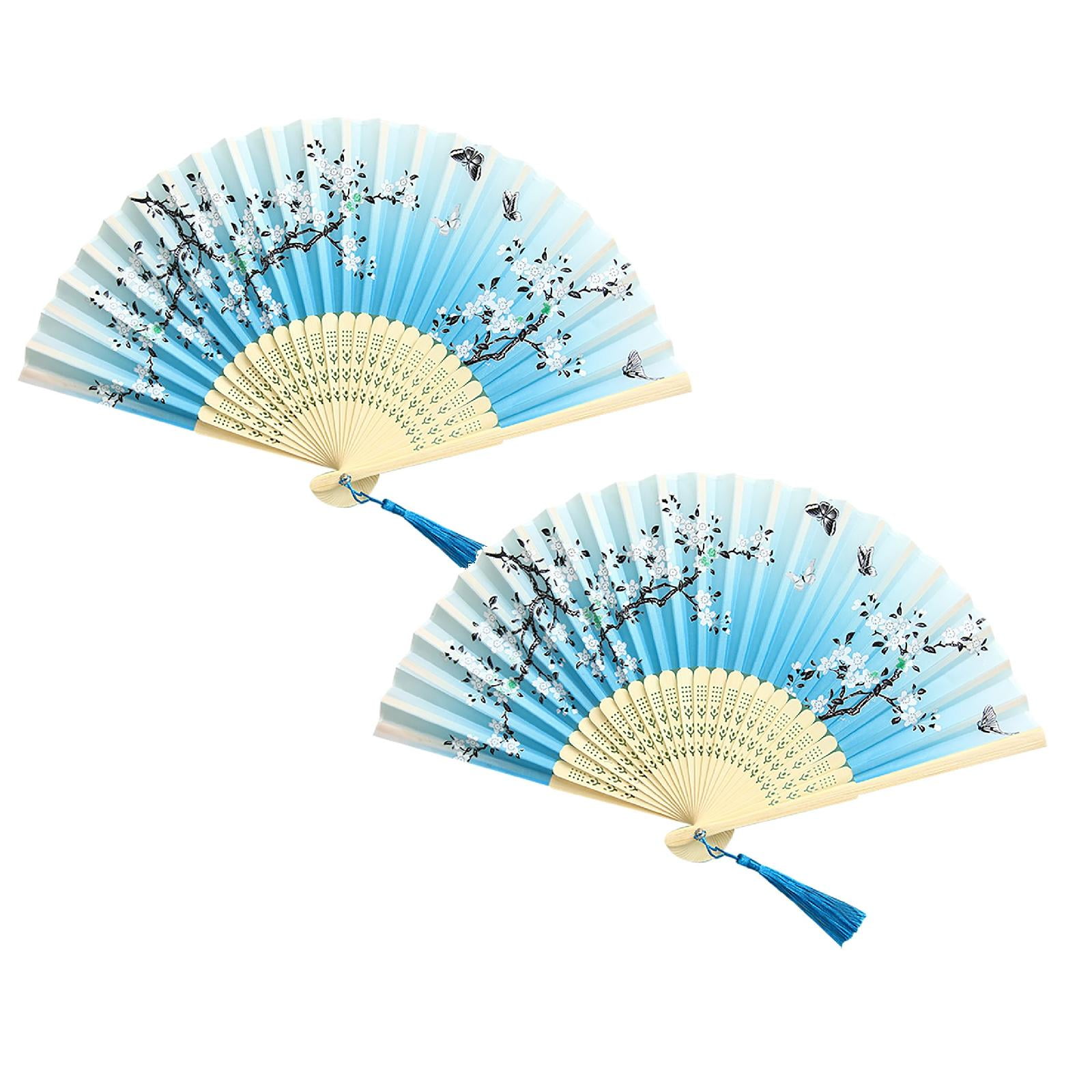 2-Pack* Folding Fan Chinese Fan home decor Hand Fans modern decor For ...