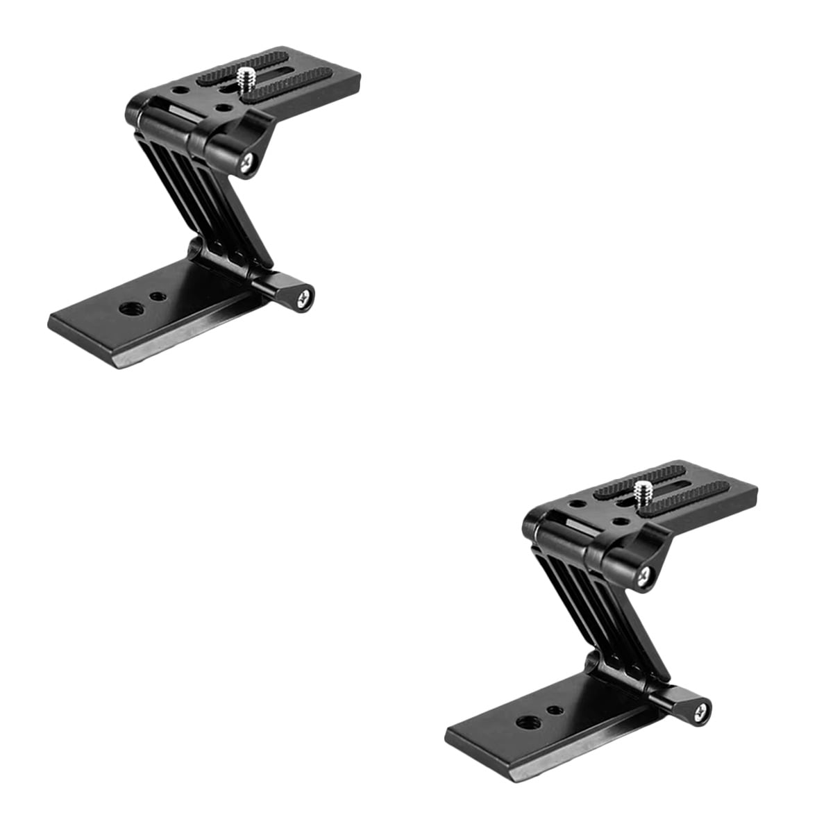 2 Pack Folding Stand Z Type Quick Tripod Cell Phone Head Release Plate ...
