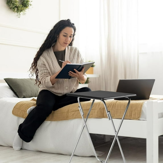 2 Pack Folding TV Tray Tables - Walmart.com