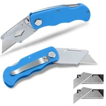 ToughBuilt Black Utility Knife, 6.5 in. Retractable Reloading, Blade ...