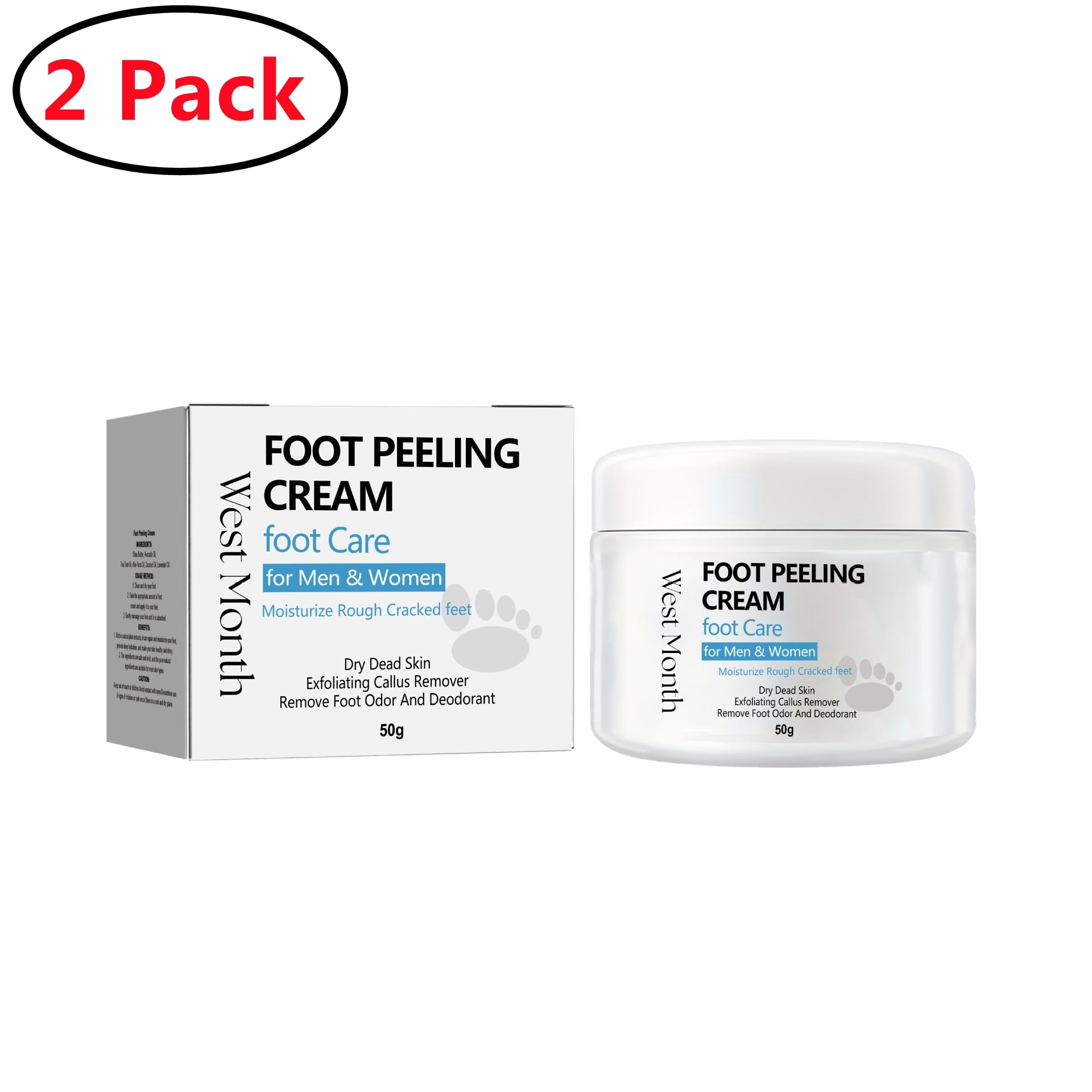 2 Pack Foot Cream, Calming Relief for Burning, Tingling, Shooting ...