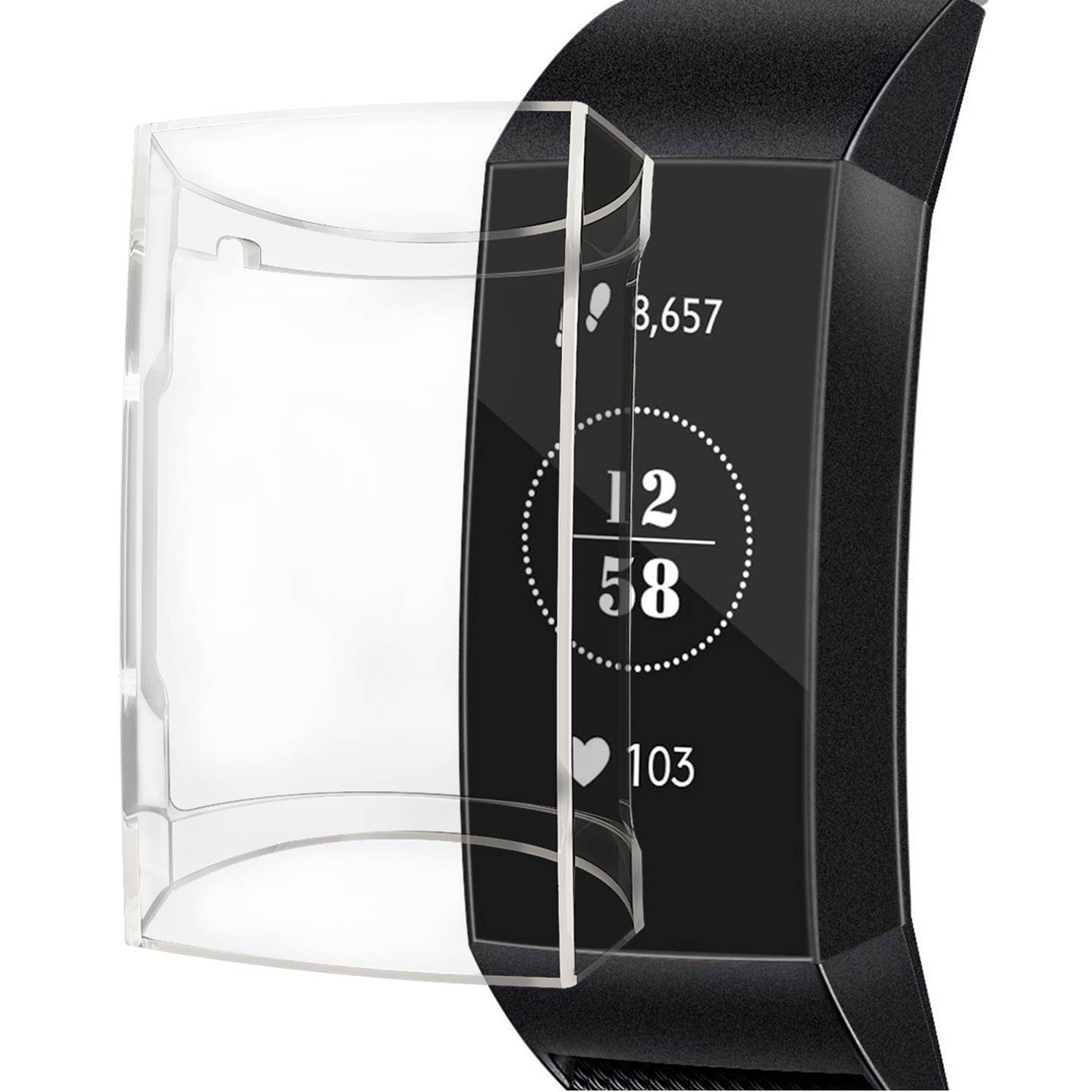 [2-Pack] For Fitbit Charge 3 Case, SuperGuardZ Slim Heavy-Duty ...