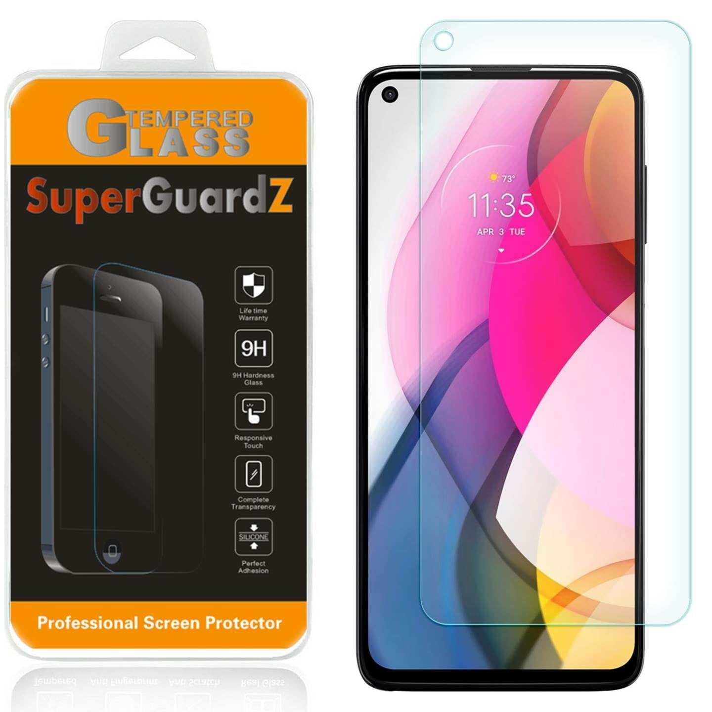 [2-Pack] For Motorola Moto G Stylus (2021) - SuperGuardZ Tempered Glass ...