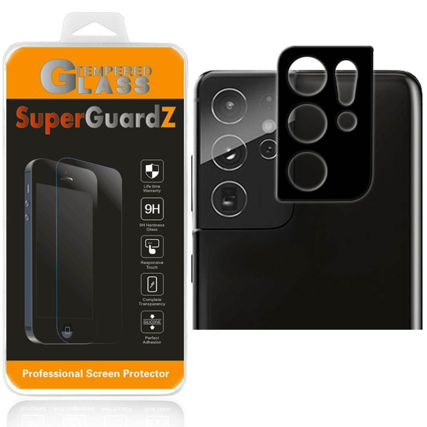 [2-Pack] For Rear Camera Lens of Samsung Galaxy S21 Ultra (2021 ...