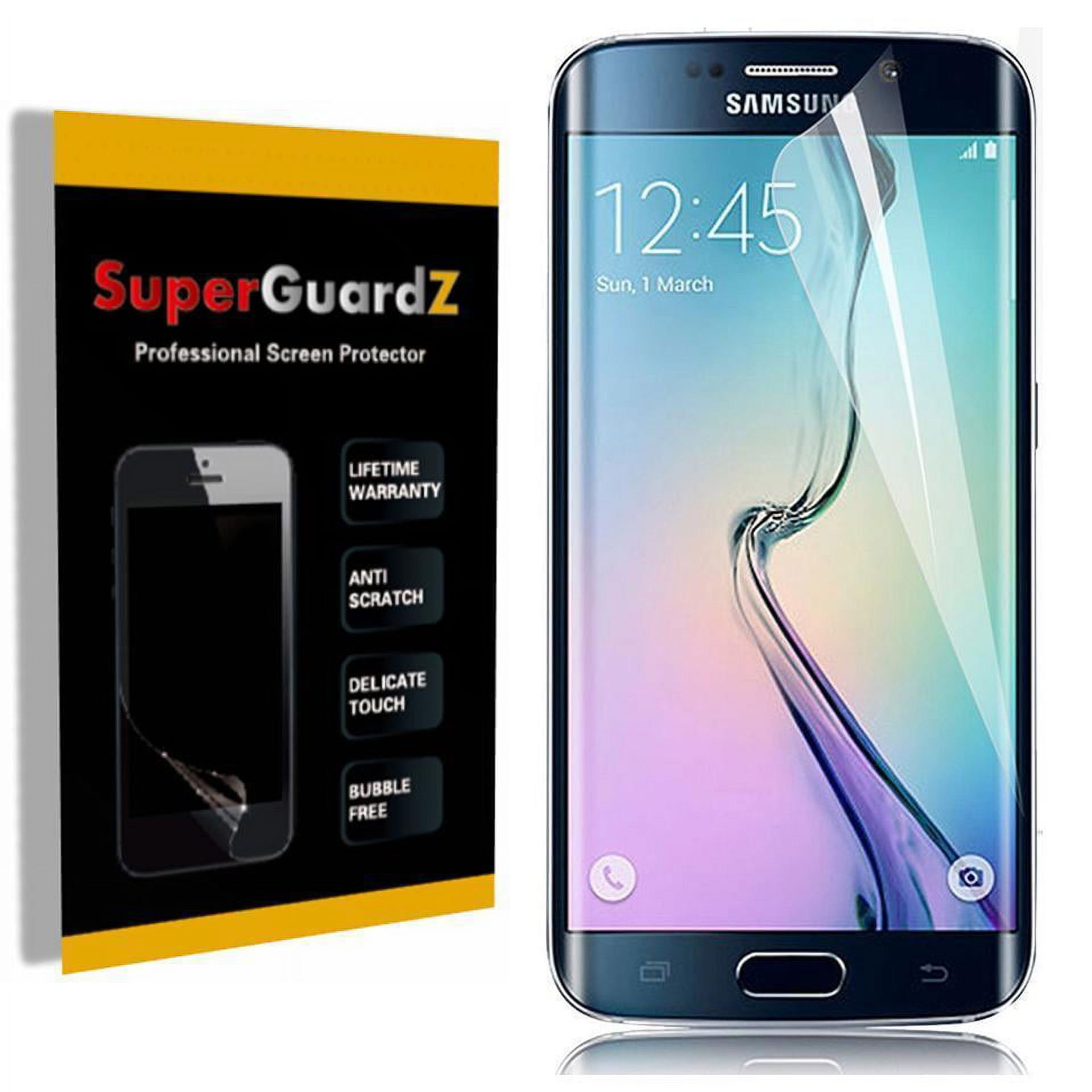 [2-Pack] For Samsung Galaxy S7 Edge - SuperGuardZ [FULL COVER] Screen ...