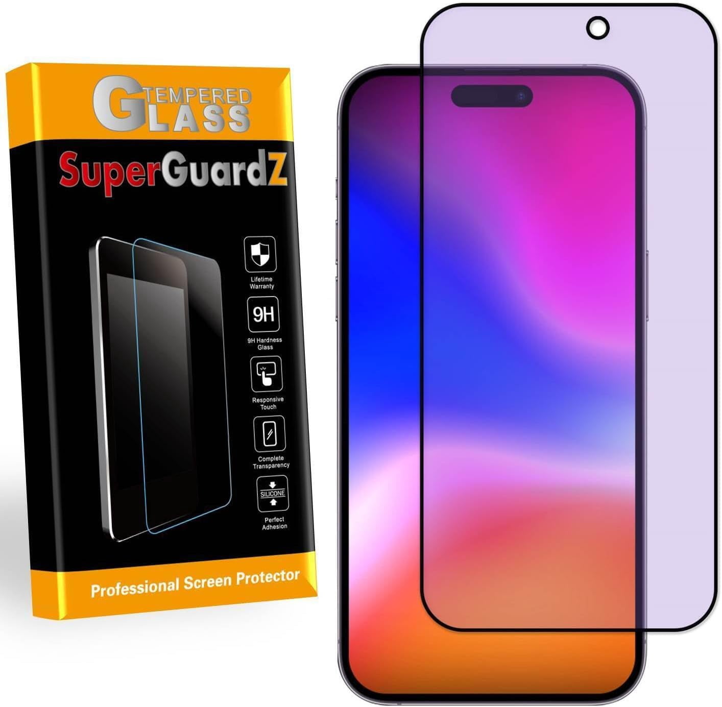[2-Pack] For iPhone 16 Pro Max - SuperGuardZ [FULL COVER] Tempered ...