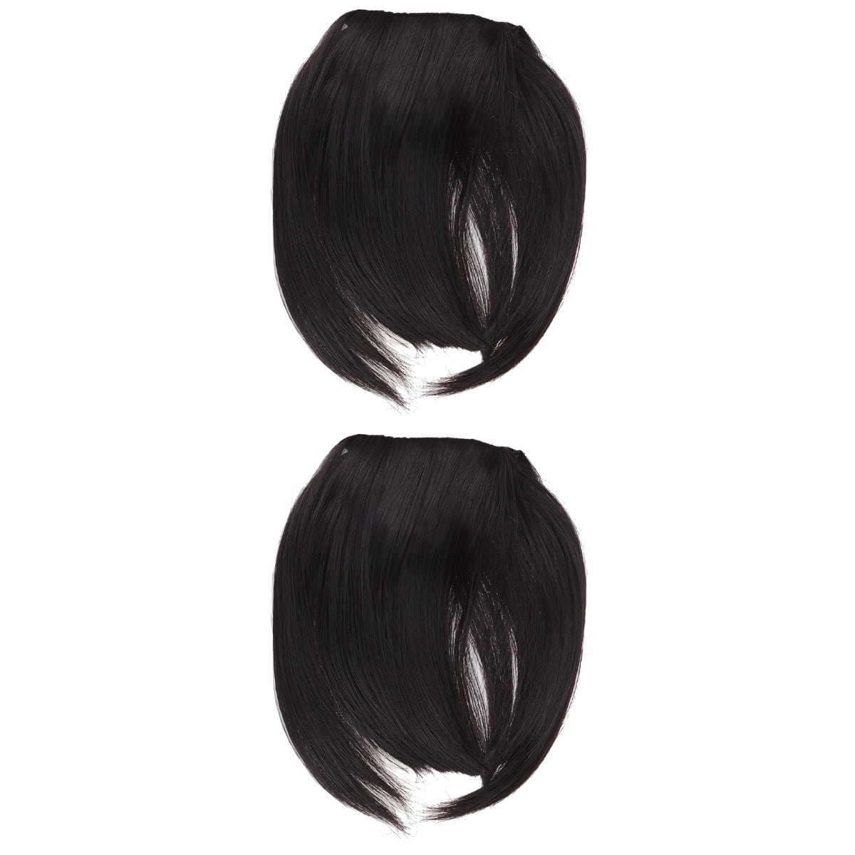 2 Pack Forehead Hair Extensions Clip in Bangs Wispy Barrettes - Walmart.com