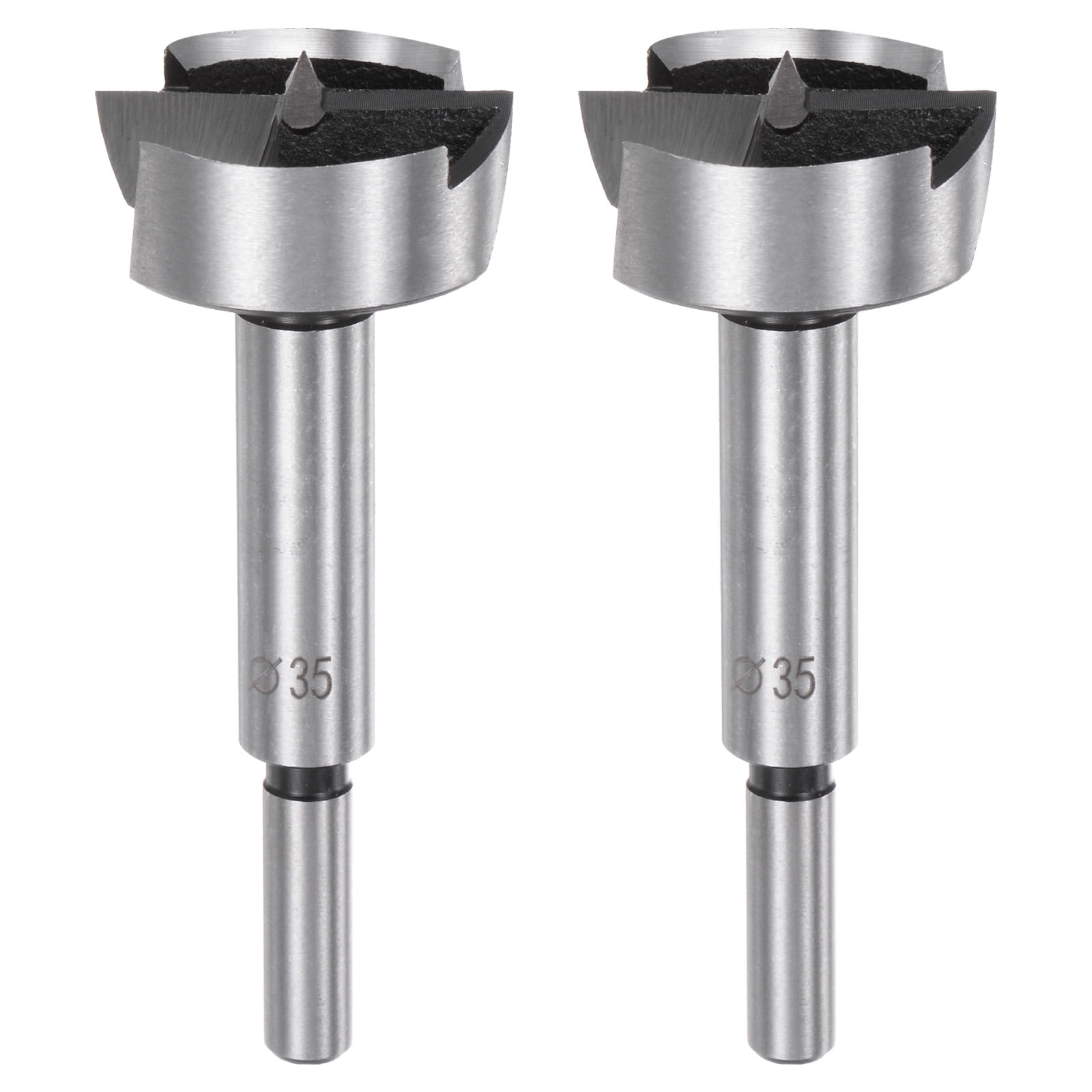 2 Pack Forstner Drill Bit 1-1/2"(38mm) Dia High-Speed Steel Forstner ...