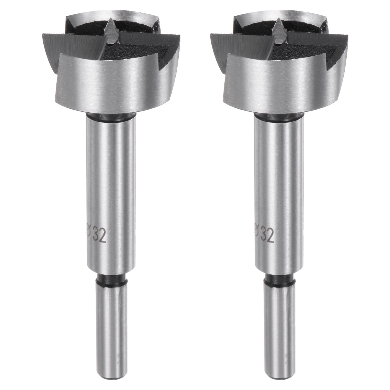 2 Pack Forstner Drill Bit 1-1/4"(32mm) Dia High-Speed Steel Forstner ...