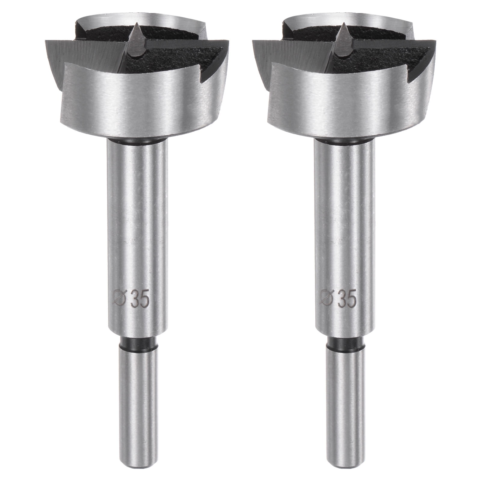 2 Pack Forstner Drill Bit 1-3/8"(35mm) Dia High-Speed Steel Forstner ...