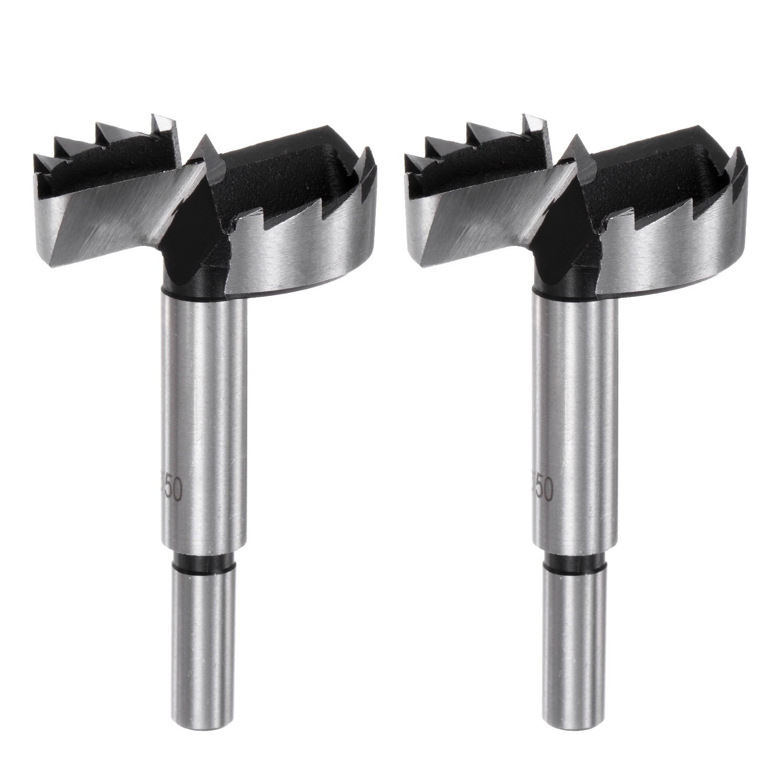 2 Pack Forstner Drill Bit 1-31/32"(50mm) High-Speed Steel Multi-tooth ...