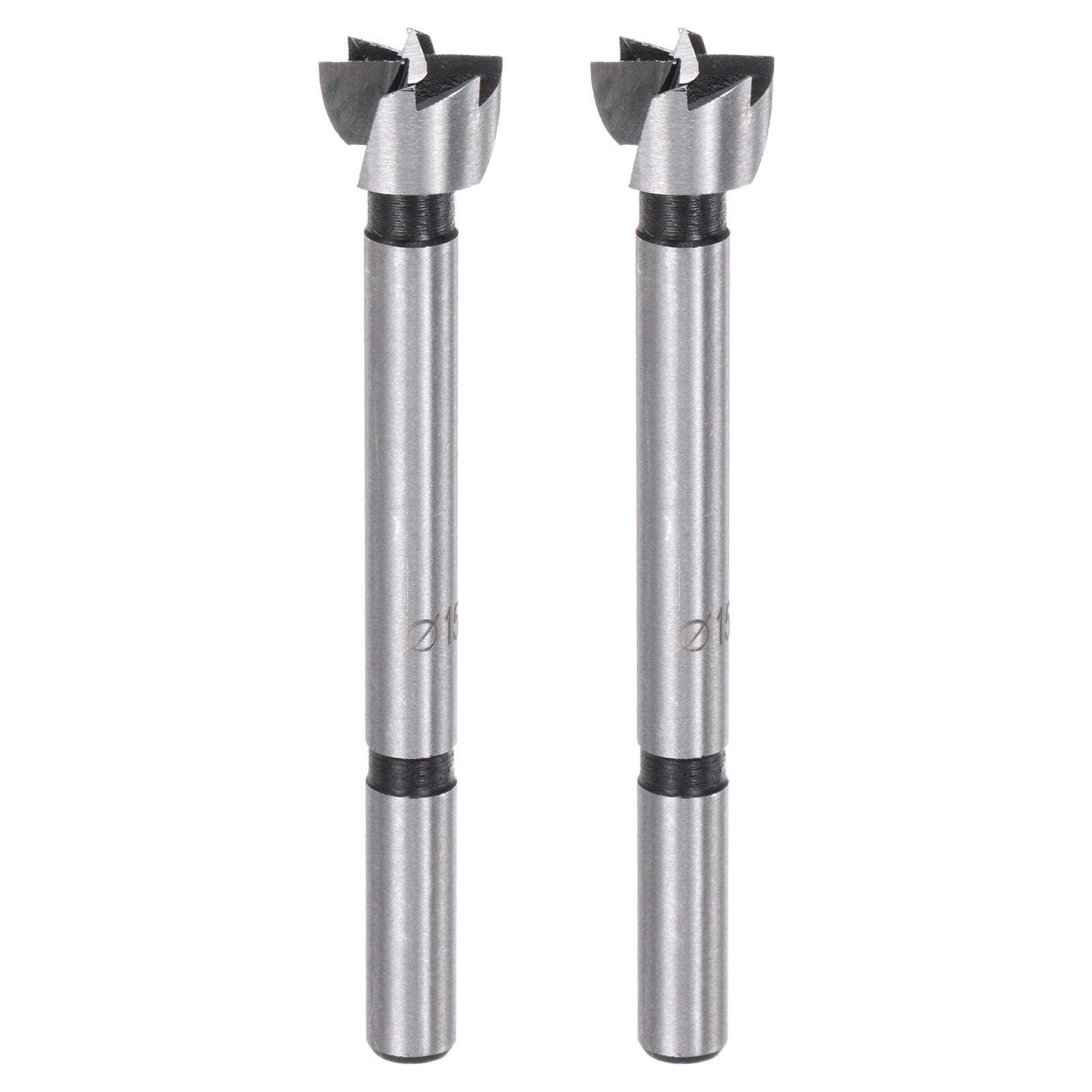 2 Pack Forstner Drill Bit 19/32"(15mm) High-Speed Steel Multi-tooth ...