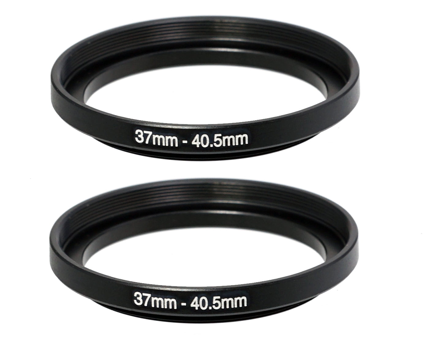 (2 Pack) Fotasy 37-40.5MM Step-Up Ring Adapter, 37mm to 40.5mm Step Up ...